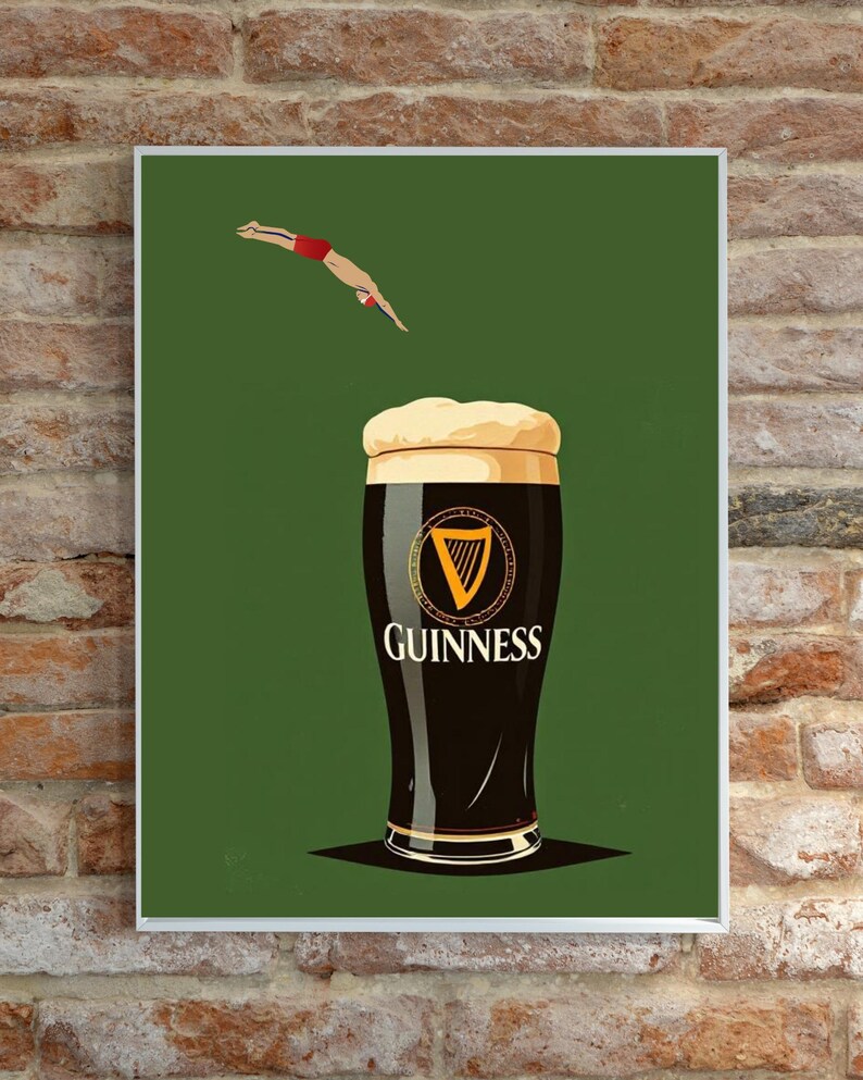 Guinness Poster Pub Art Irish Prints Wall Prints Wall Art Beer Prints ...