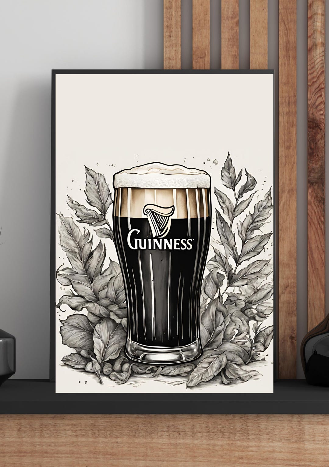 Guinness Poster/pub Art/irish Prints/wall Prints/wall Art/splittheg ...
