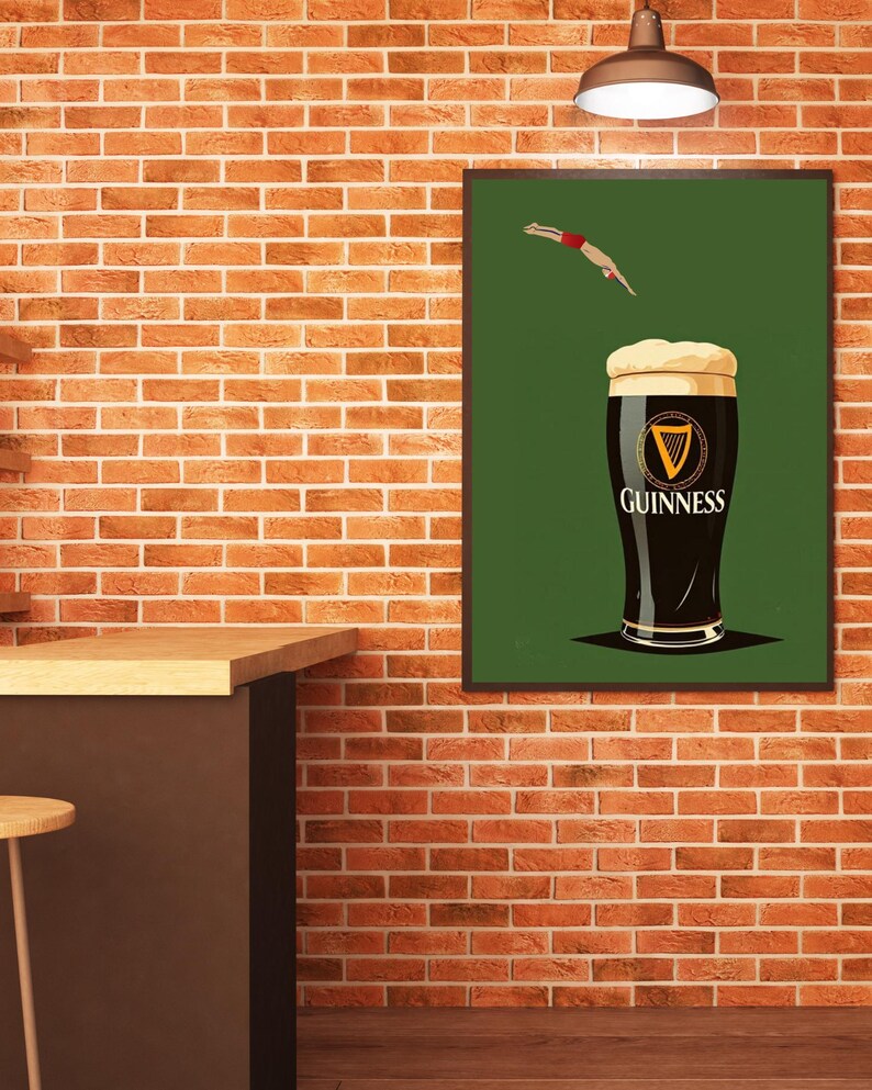 Guinness Poster Pub Art Irish Prints Wall Prints Wall Art Beer Prints ...