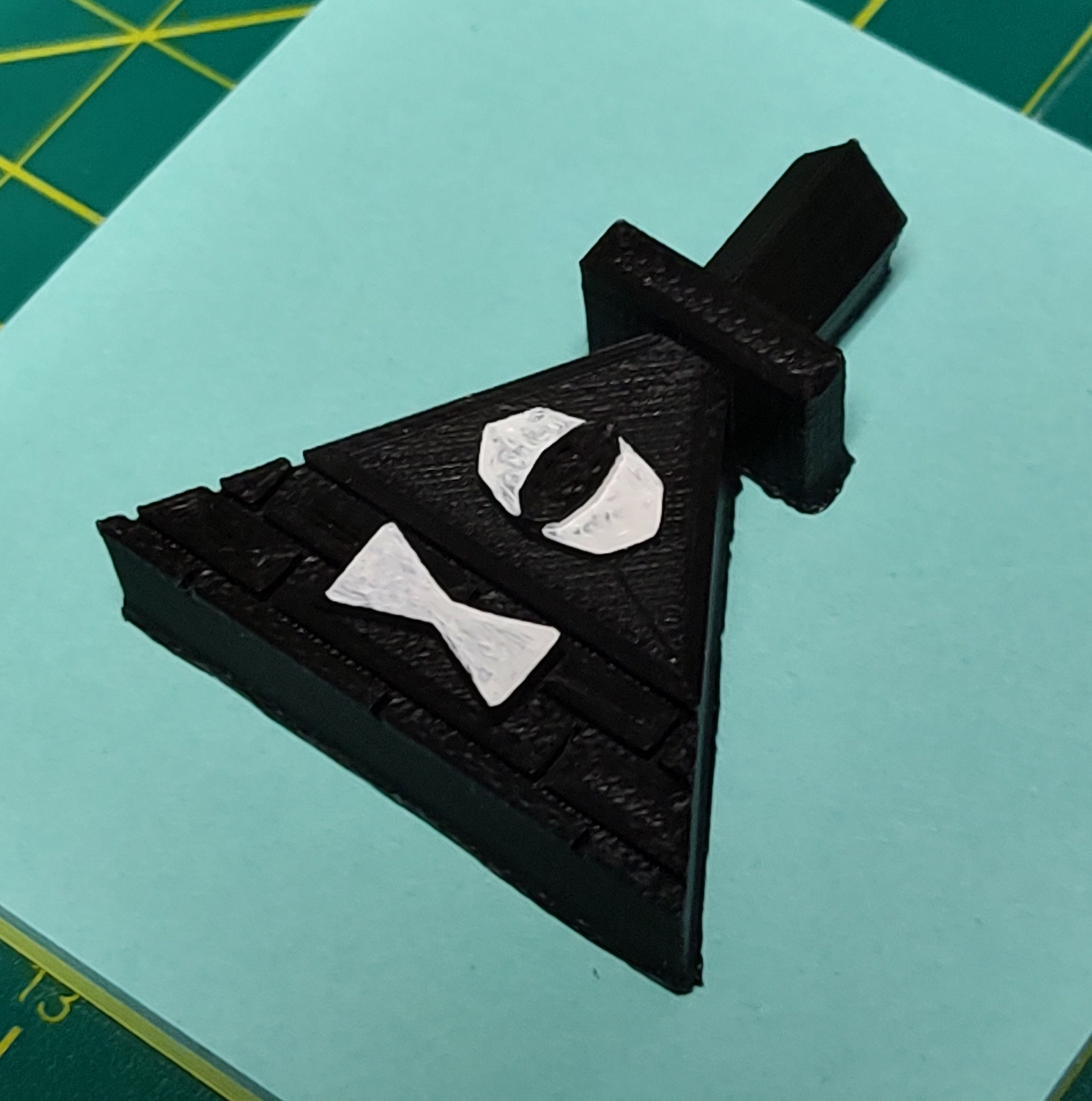 Bill Cipher Figure/keychain Gravity Falls Inspired - Etsy
