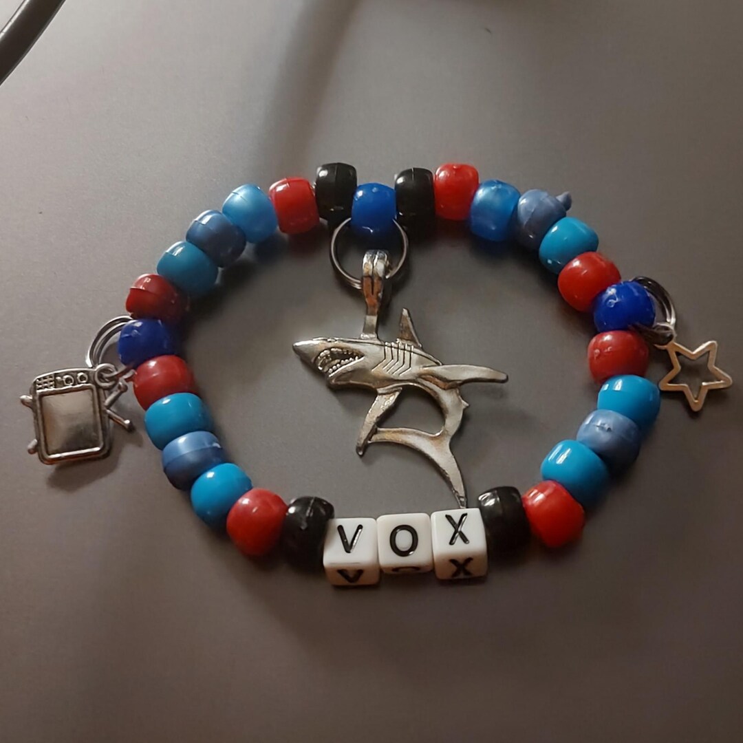 Vox Hazbin Hotel Inspired Kandi Bracelet With Charms Jewelry Handmade ...