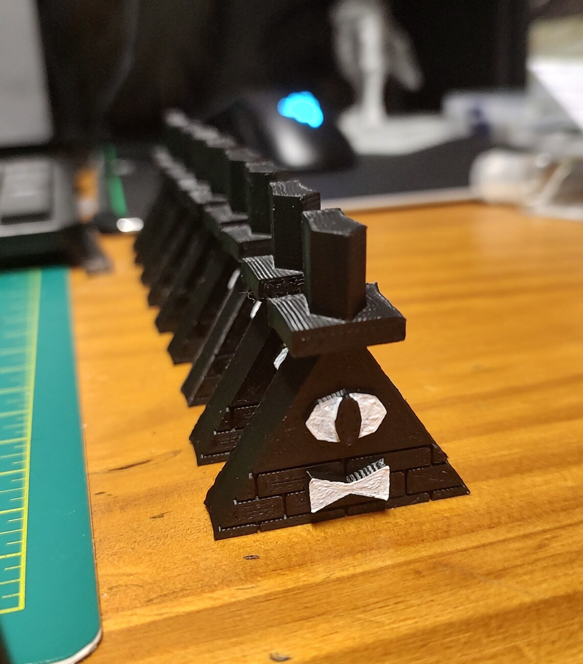 Bill Cipher Figure/keychain - Gravity Falls Inspired - Etsy