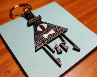 Mini Bill Cipher Statue - Cipher Hunt Statue - Gravity Falls Inspired ...