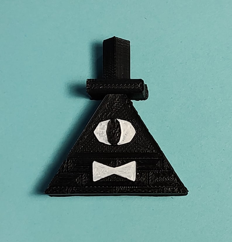 Bill Cipher Figure/keychain - Gravity Falls Inspired - Etsy