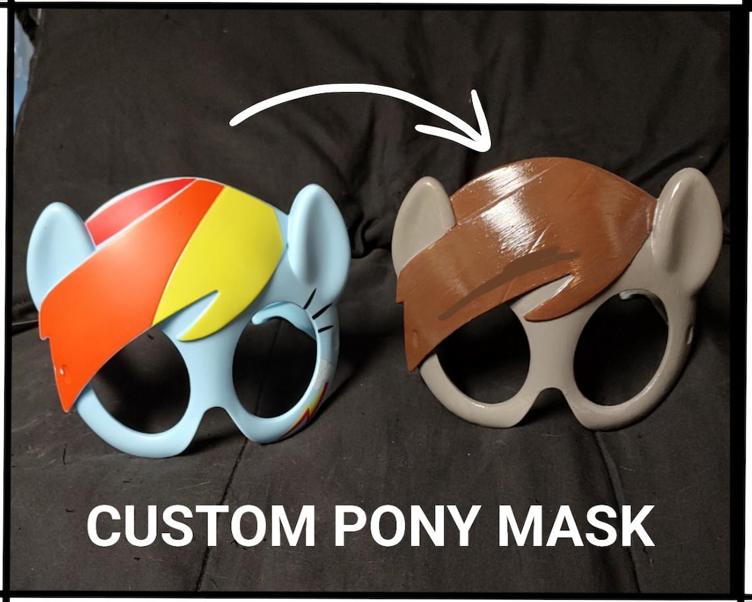 Custom Pony/ponysona Cosplay Costume Mask/headwear/glasses Mask for ...