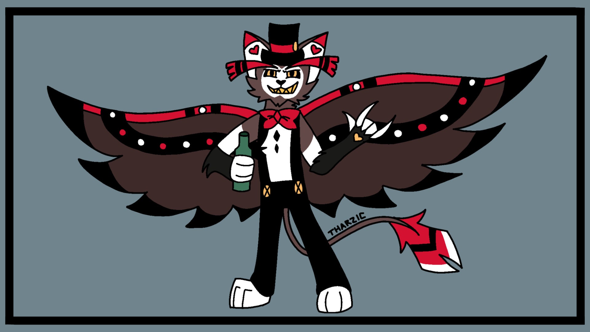 Husk Sticker - Hazbin Hotel Inspired - 3in - Husker Fullbody Sticker - Etsy