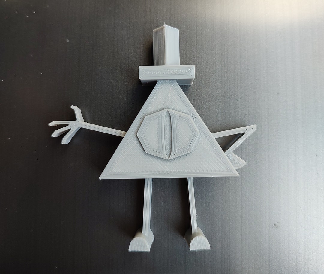 Mini Bill Cipher Statue - Cipher Hunt Statue - Gravity Falls Inspired ...