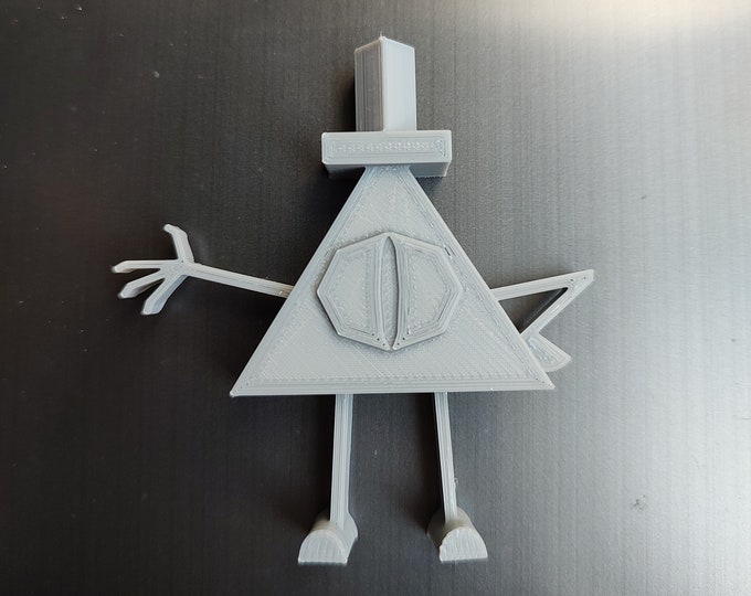 Mini Bill Cipher Statue - Cipher Hunt Statue - Gravity Falls Inspired ...