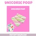 Bluey Pink Party Favors Unicorse Poop Digital Download - Etsy