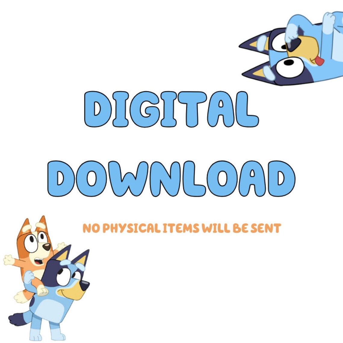 Bluey Christmas Printable Digital Postcard Letter to Verandah Santa - Etsy