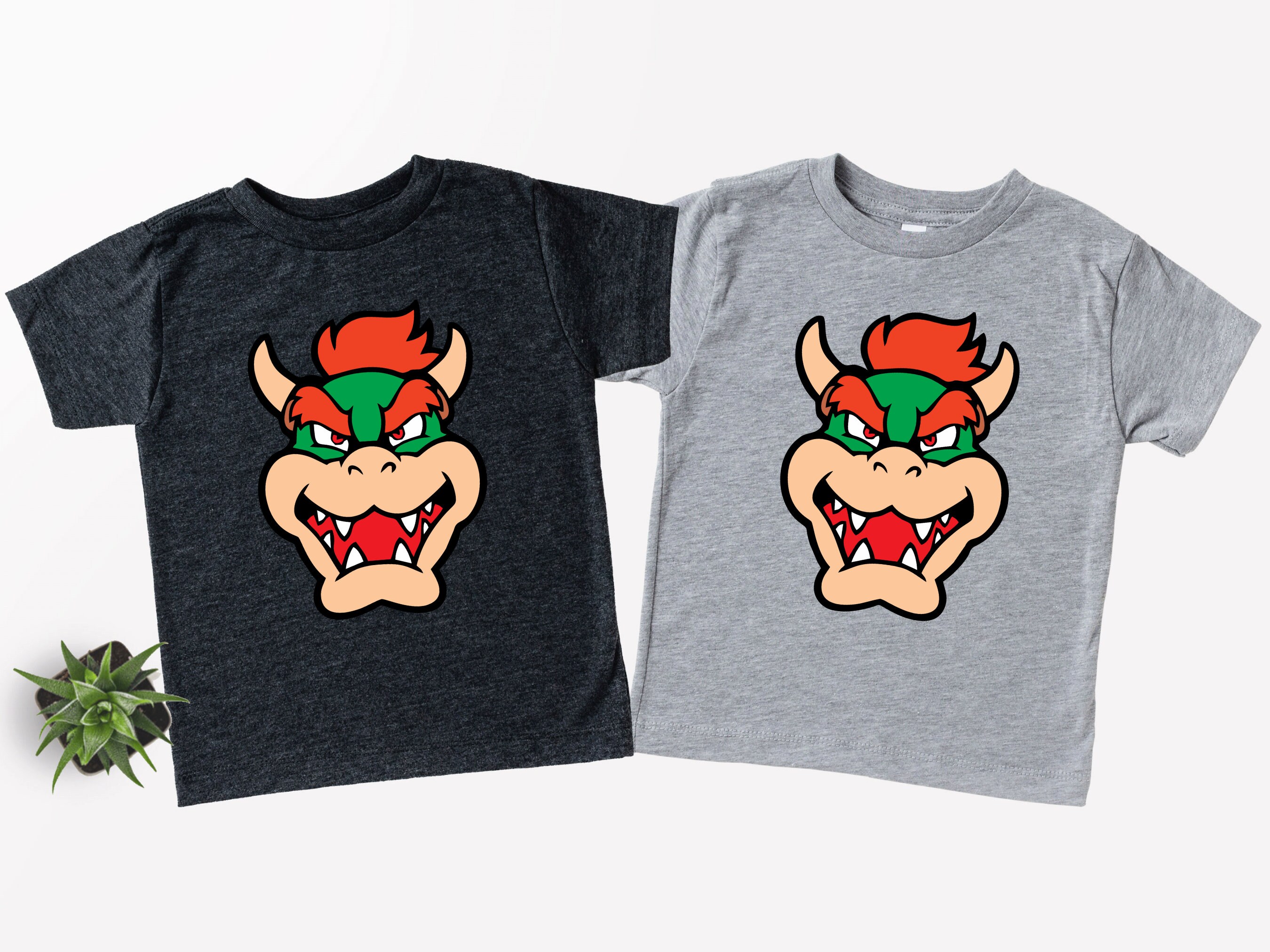 Bowser Head T-shirt, Super Mario T-shirt, Birthday Gift for Gamer ...