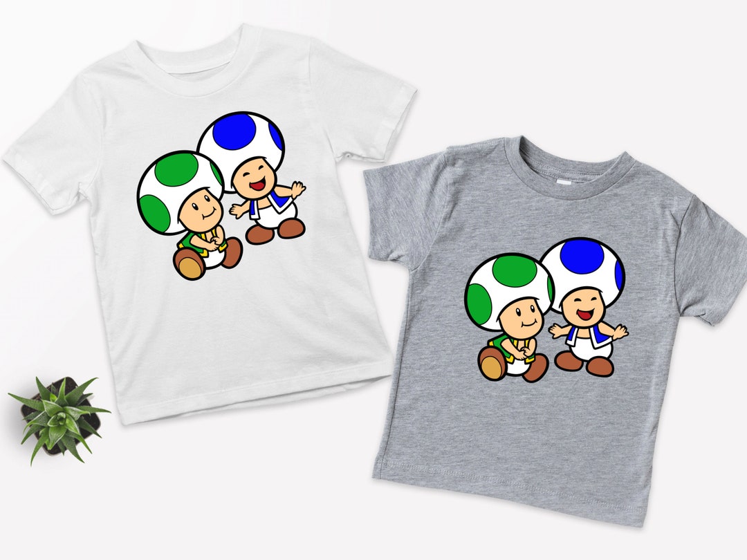 Mario Toad Shirt: Super Mario Bros Video Game Birthday Tee - Etsy