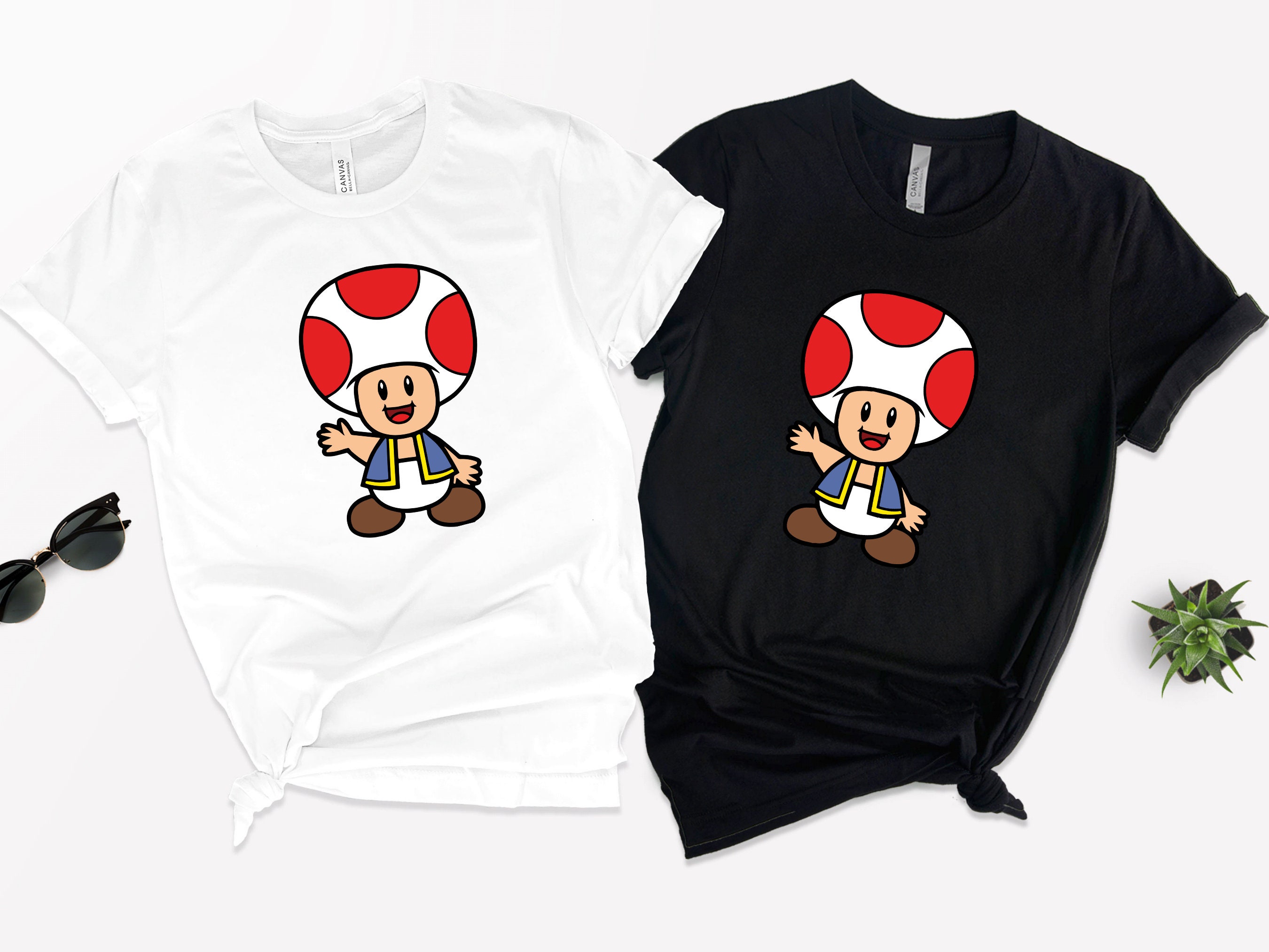 Super Mario Toad Shirt: Video Game Birthday Tee - Etsy