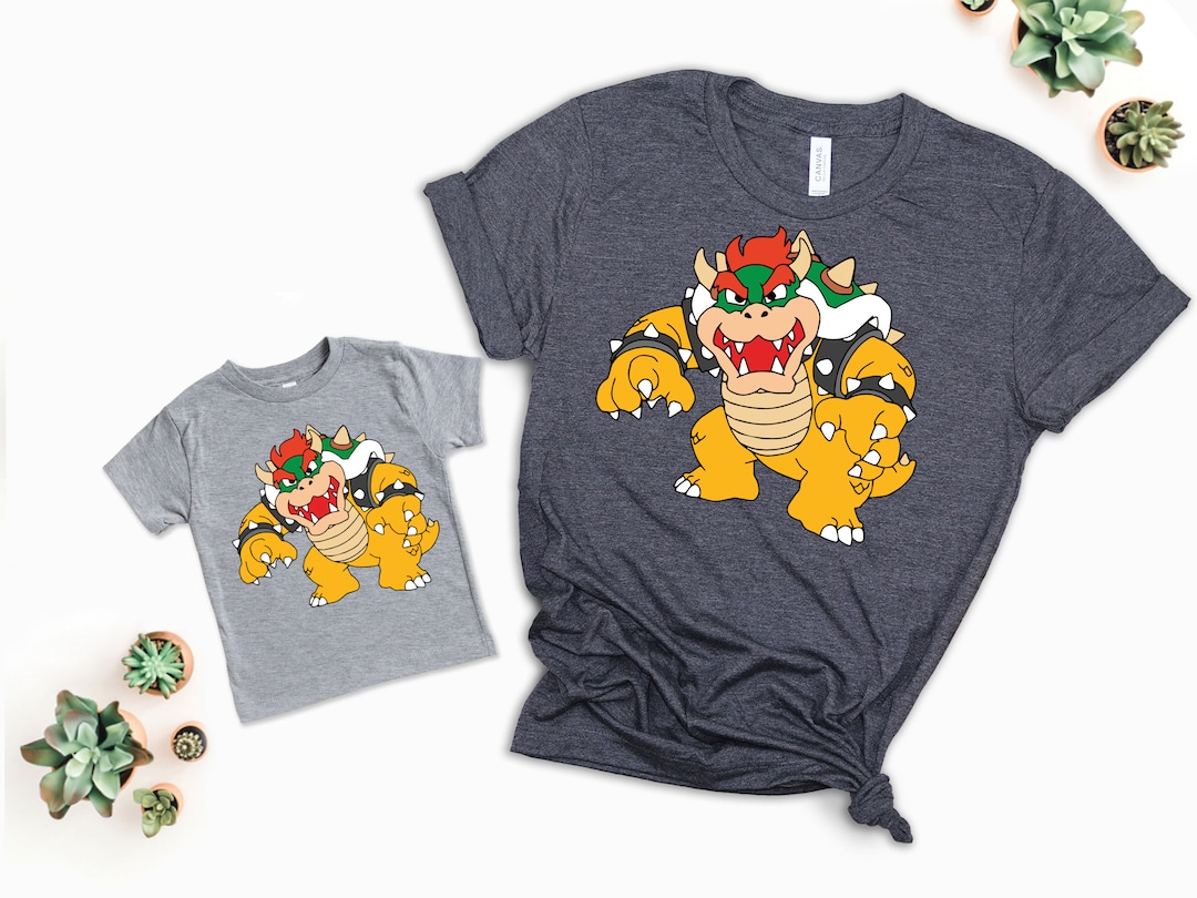 Bowser Shirt, Retro Video Game Tee, Gift for Gamer - Etsy