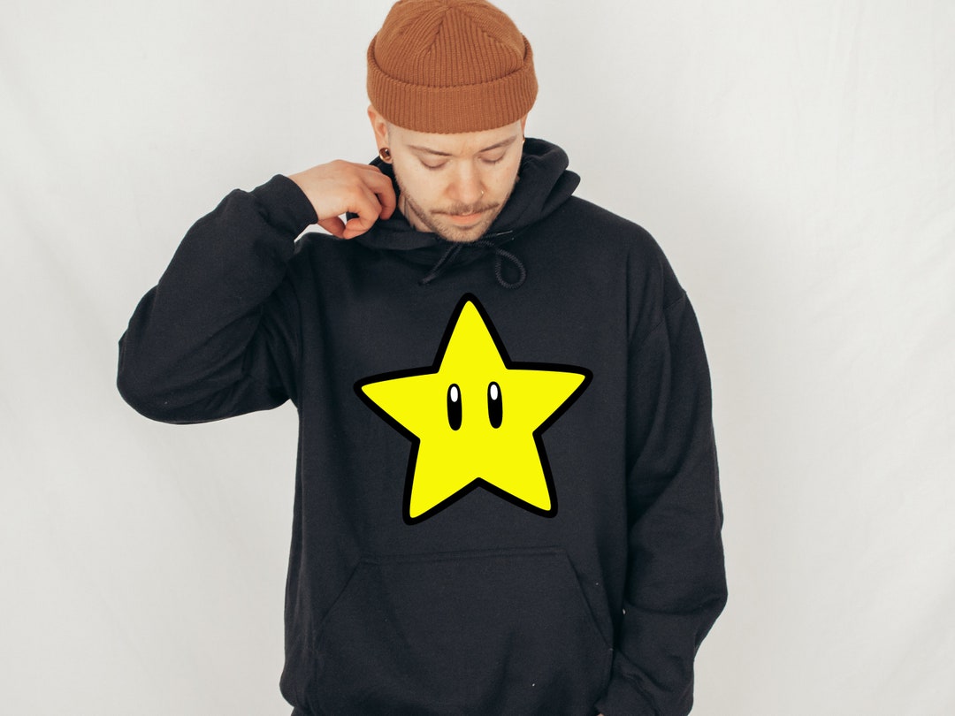 Super Star Hoodie: Cartoon Video Game Sweatshirt - Etsy
