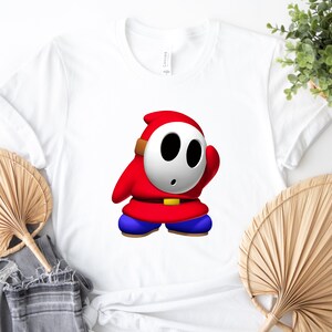 Shy Guy Shirt: Super Mario Bros Retro Gamer Tee - Etsy
