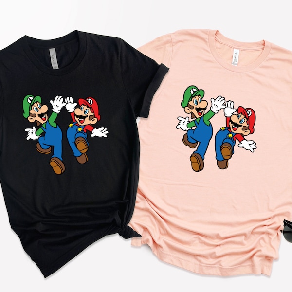 Mario and Luigi Shirts - Etsy