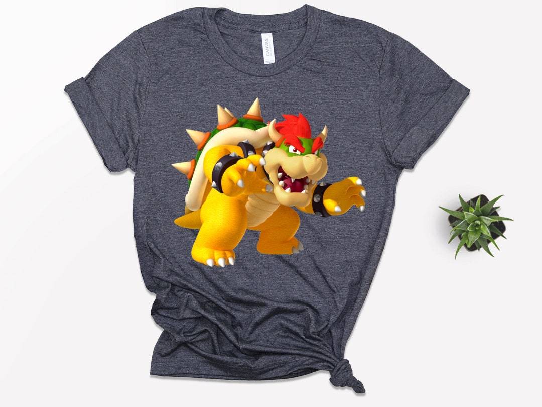Retro Bowser Shirt: Super Mario Bros Gamer Tee - Etsy