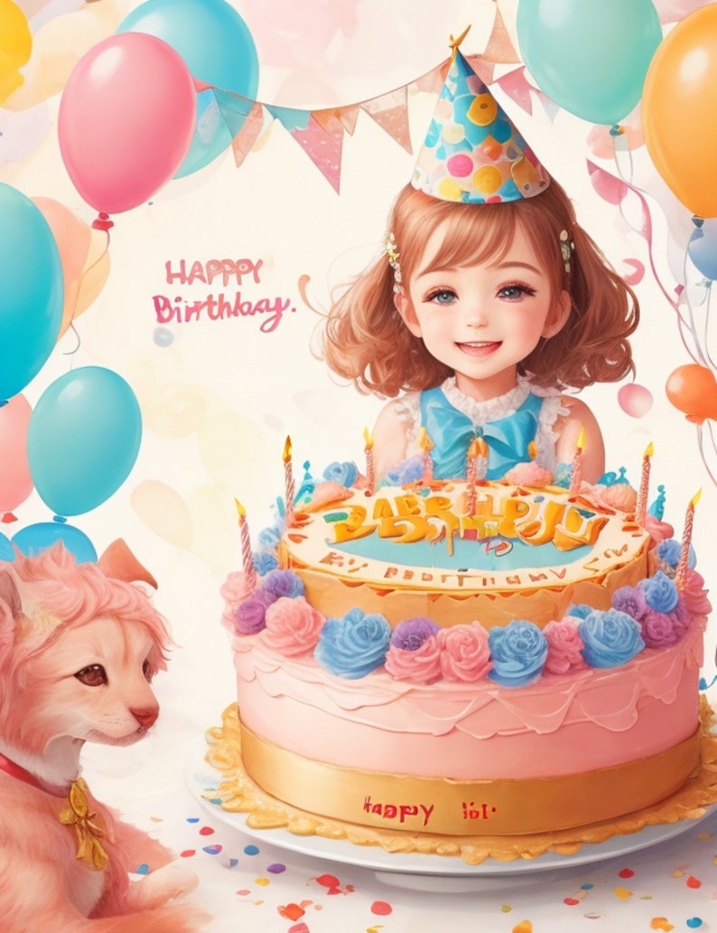 Happy Birthday Digital Files - Etsy