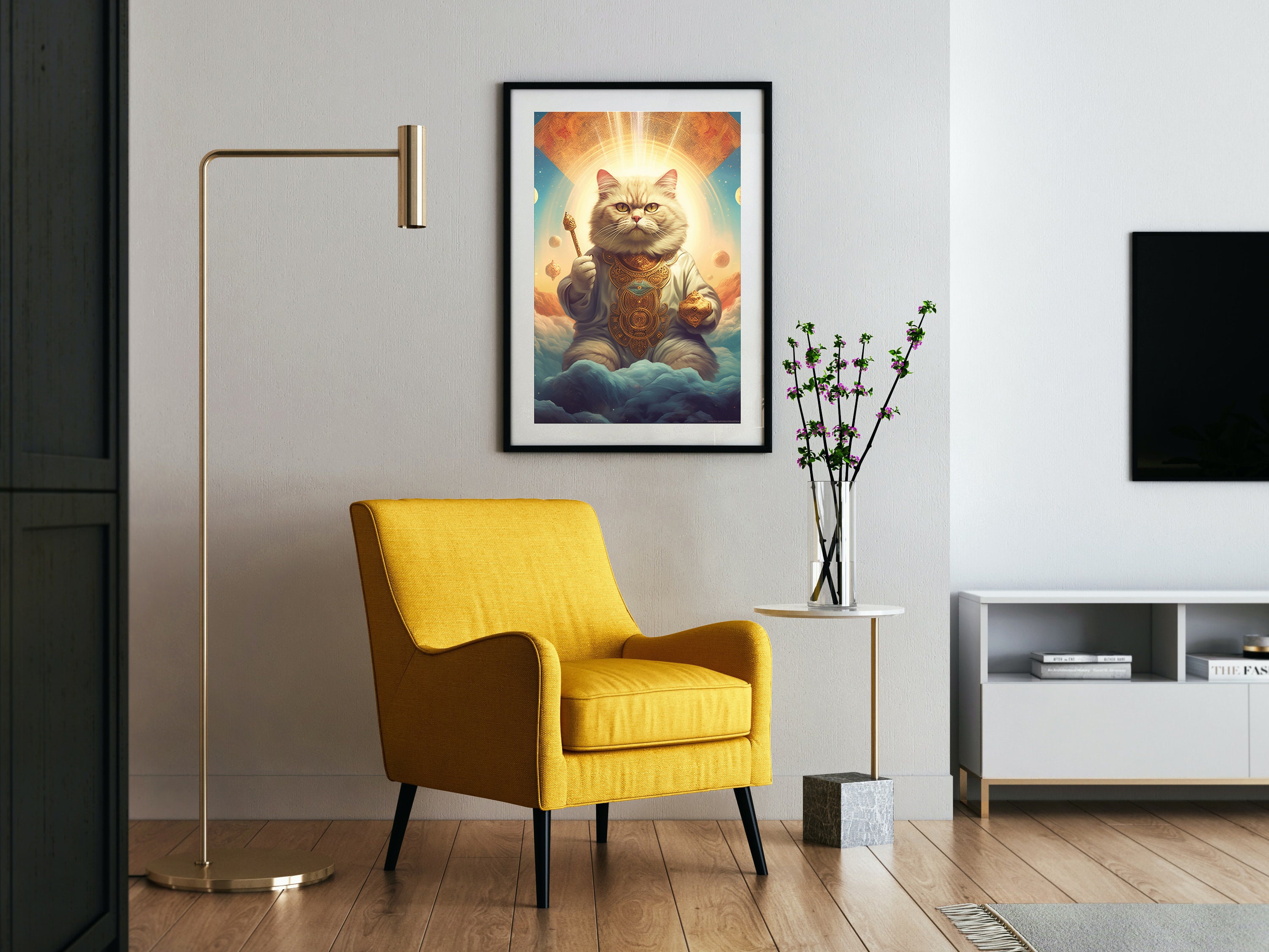 Poster God's Cat - Etsy