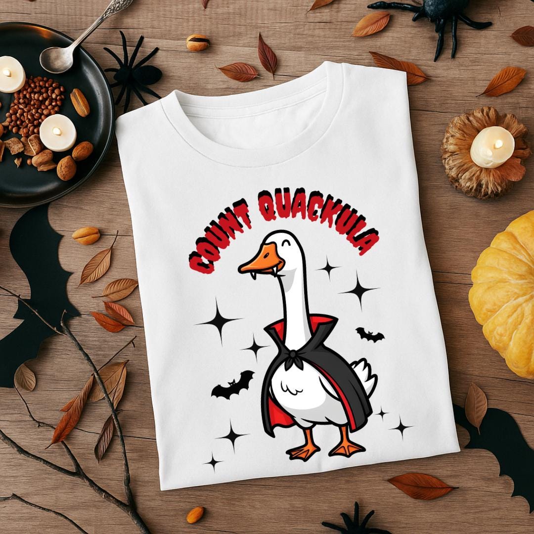 Cute Spooky Vampire Goose PNG | Halloween Goose Digital Download ...