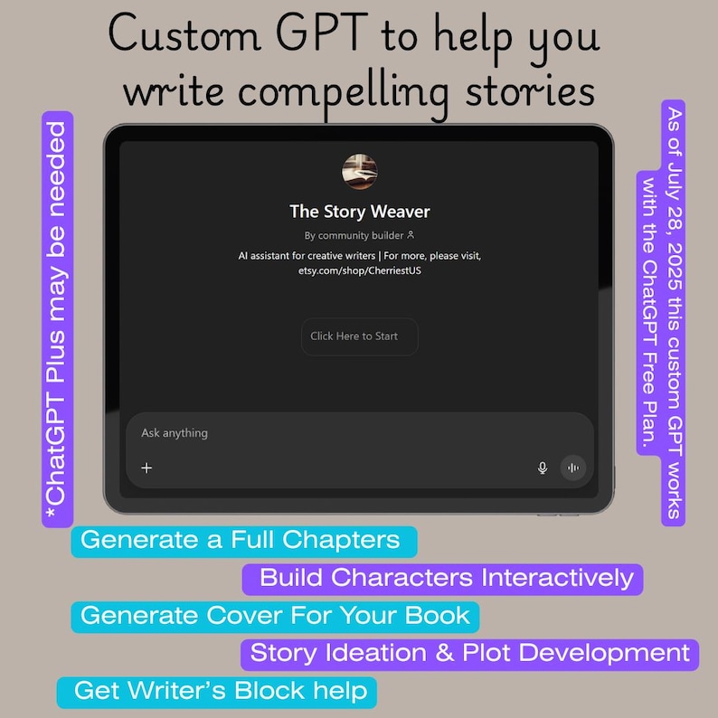 Story Weaver™ AI Custom GPT | Chapter-by-chapter Story Planner ...