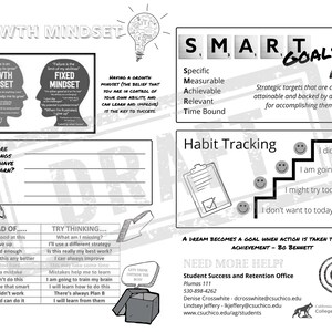 Goal Setting Handout for High School or College - Etsy