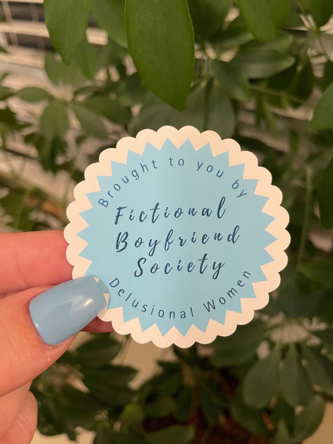 Fictional Boyfriend Society Sticker - Etsy
