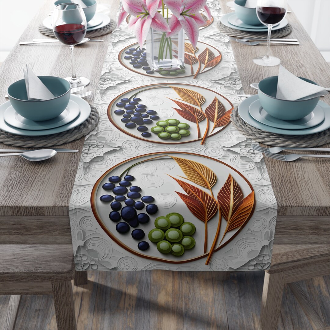 Catholic Theme Table Runner | Dining Table Runner | Jesus is the Bread ...