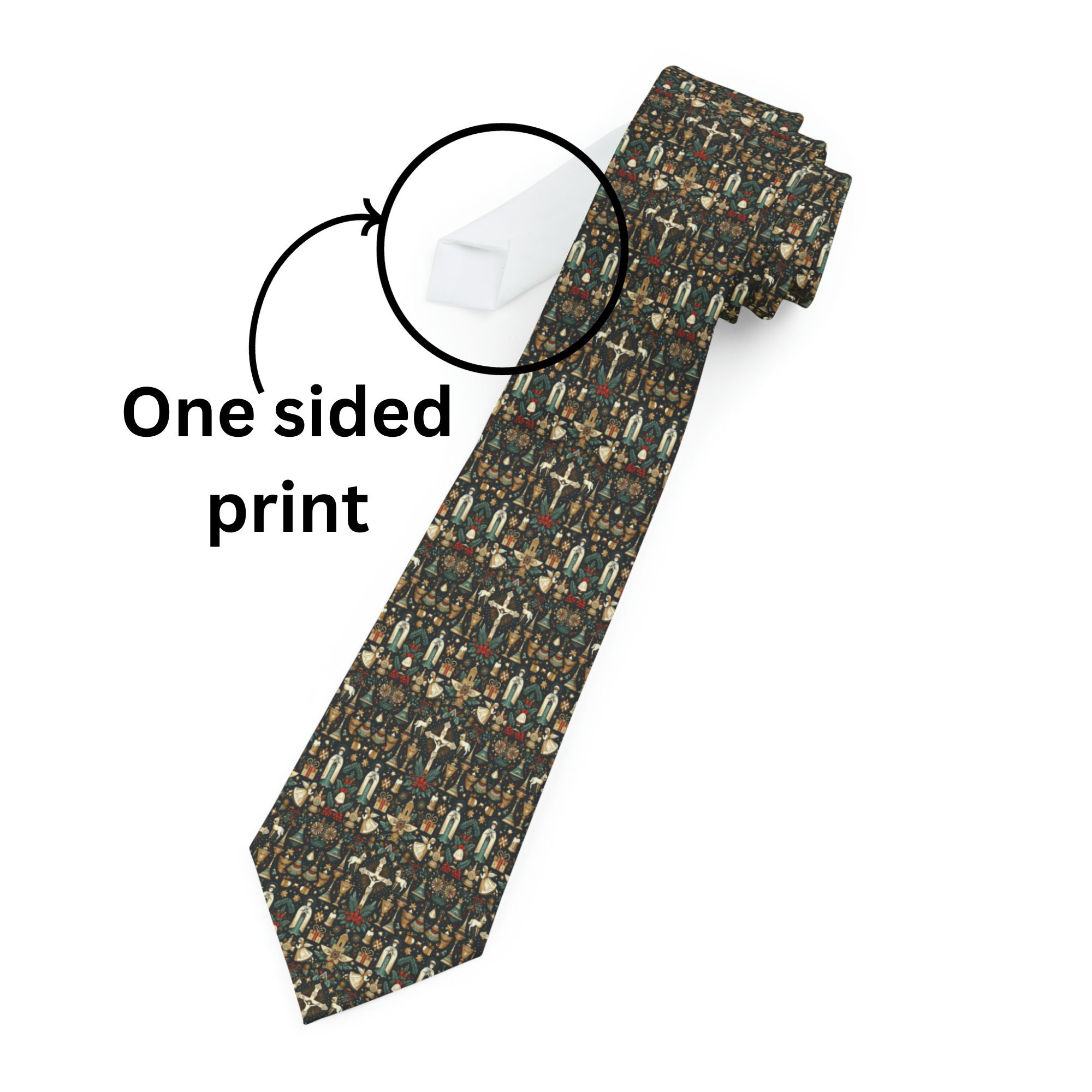 Catholic Christmas Tie | Jesus Necktie | Making Memories in 2025 | Xmas ...