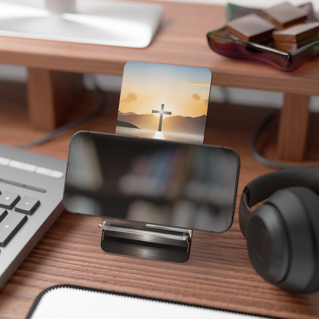 Catholic Phone Stand | Religious Tech Accessory | Electronics Stand - Etsy