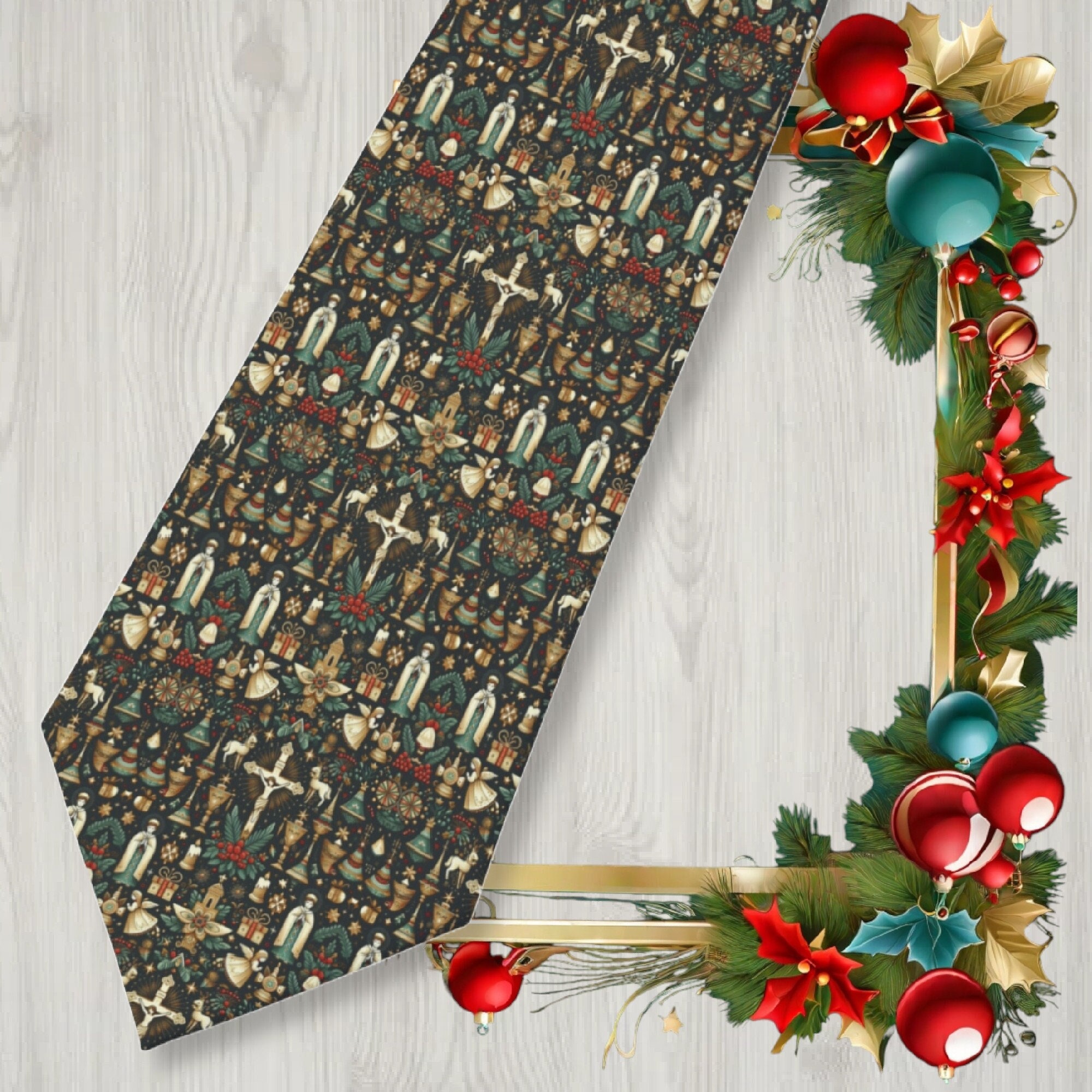Catholic Christmas Tie | Jesus Necktie | Making Memories in 2025 | Xmas ...