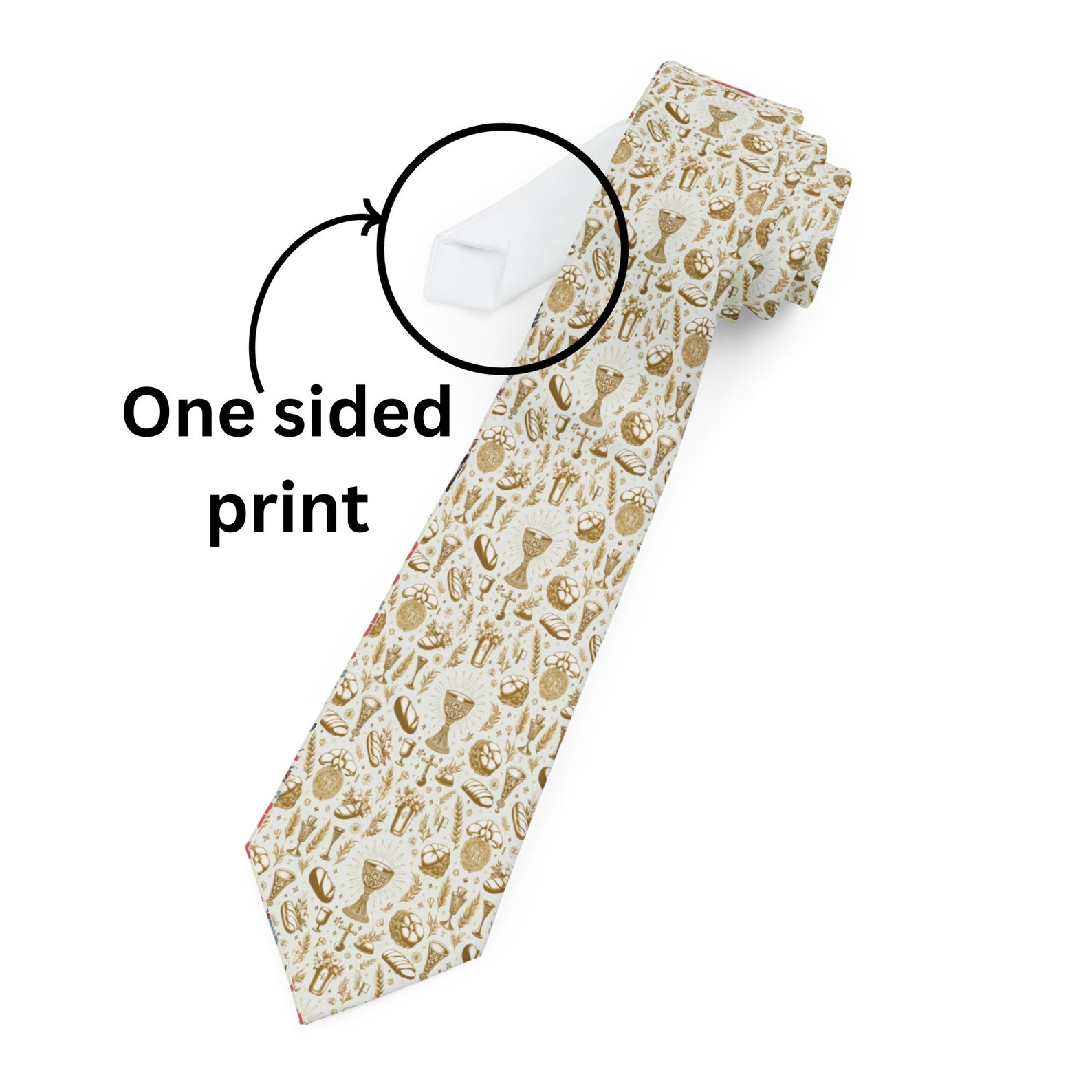 Catholic Tie | First Communion Tie for Men | Gift for Him - Etsy