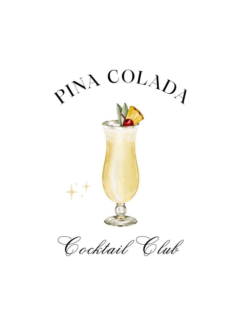 Pina Colada Sign, Pina Colada Cocktail Club, Cocktail Club Sign ...