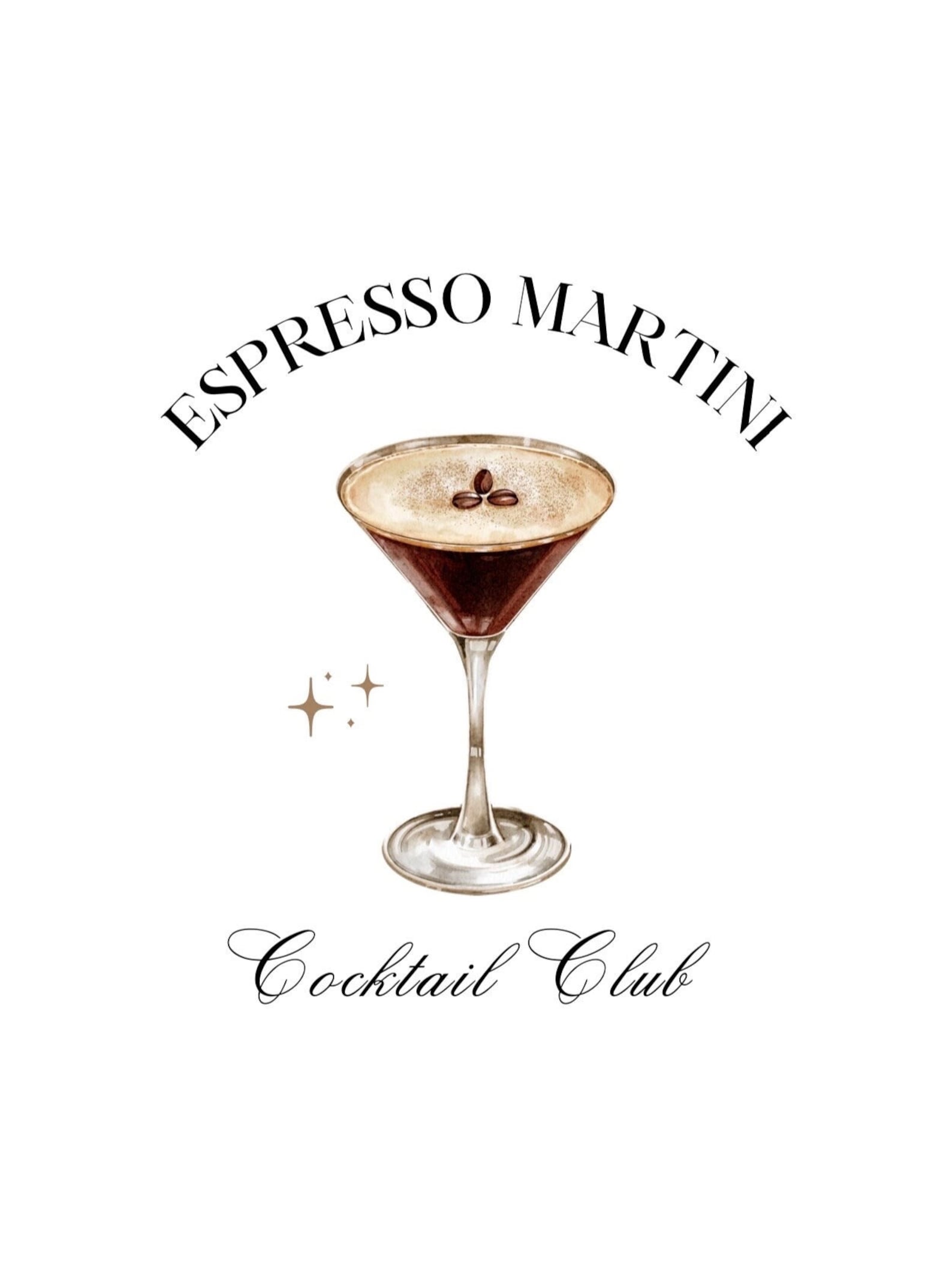Espresso Martini Sign, Espresso Martini Cocktail Club, Cocktail Club ...