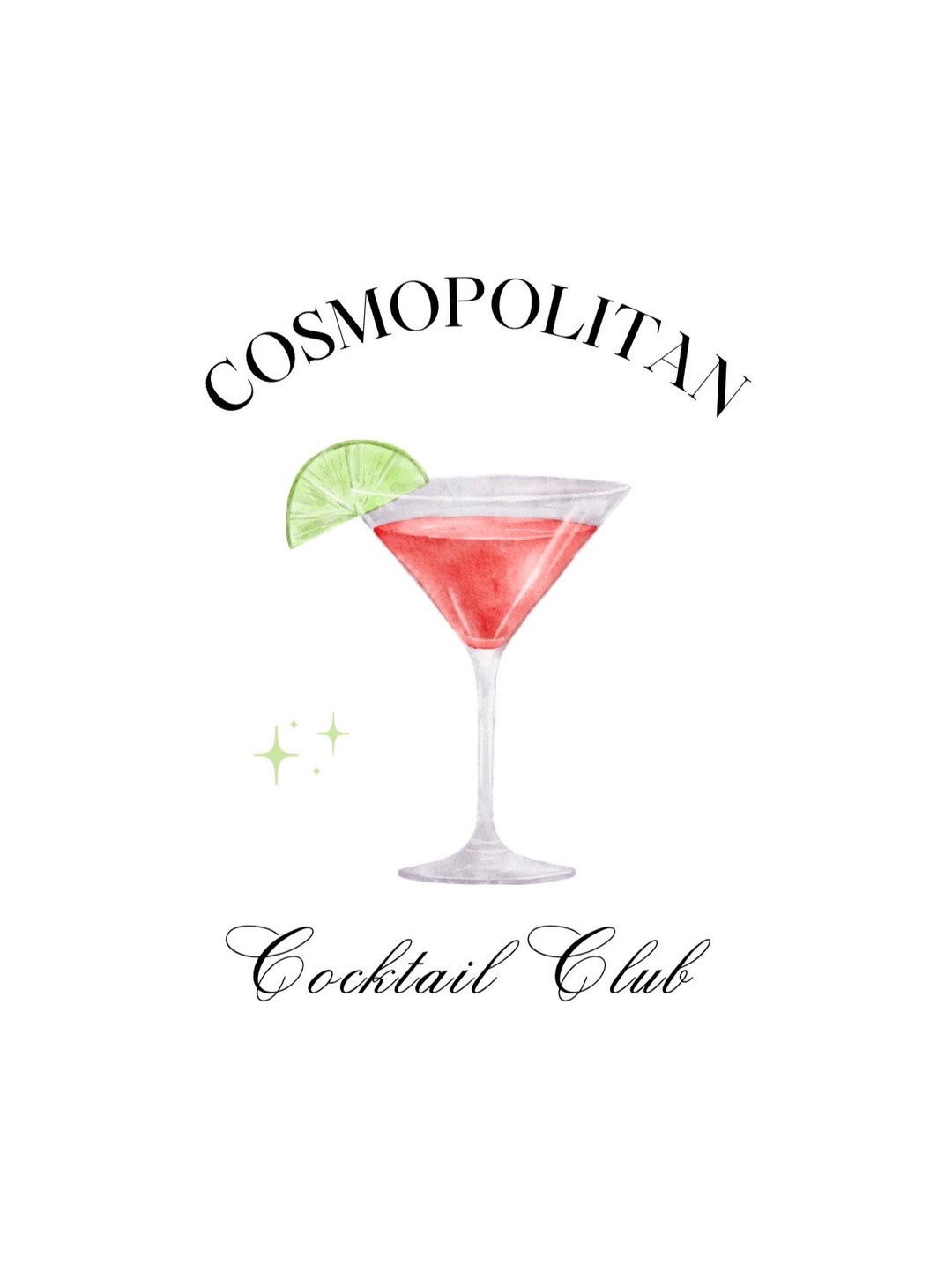 Cosmopolitan Sign, Cosmopolitan Cocktail Club, Cocktail Club Sign ...