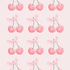 Coquette Poster, Coquette Cherry Poster, Printable Coquette Art ...