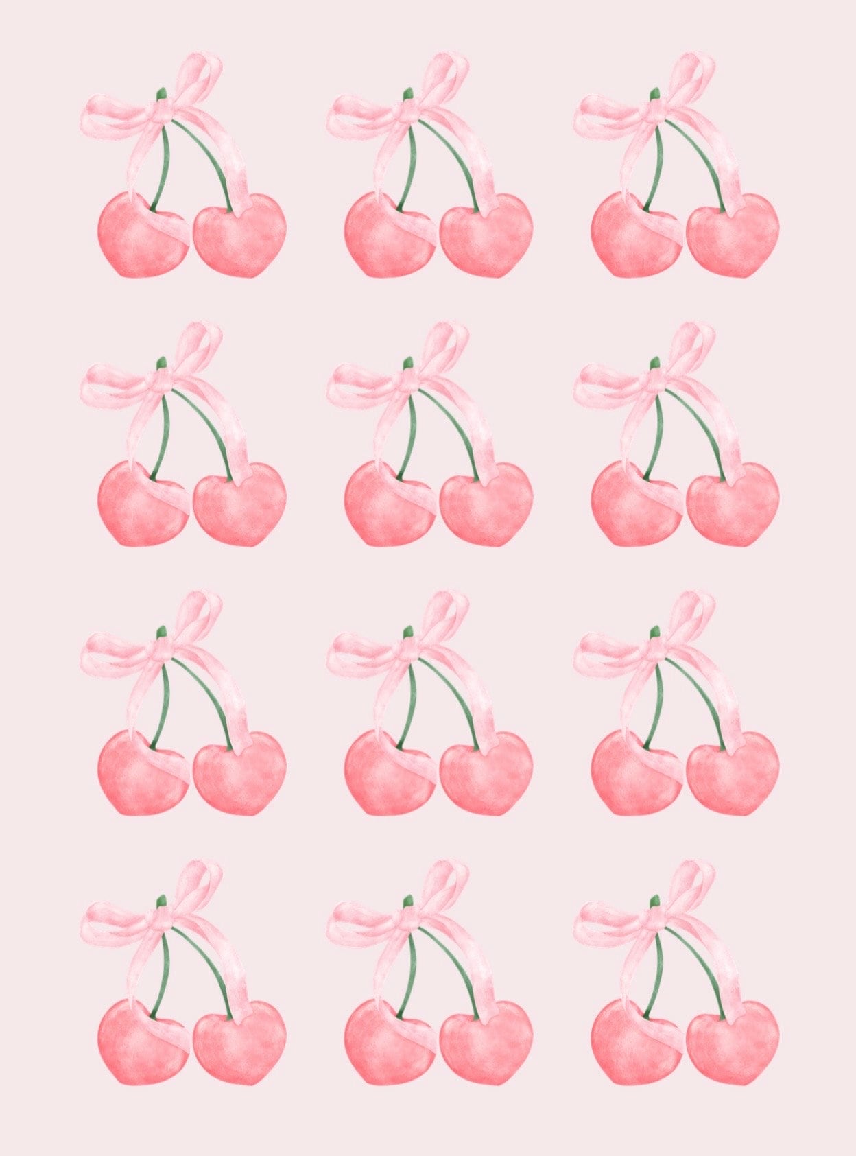 Coquette Poster, Coquette Cherry Poster, Printable Coquette Art ...