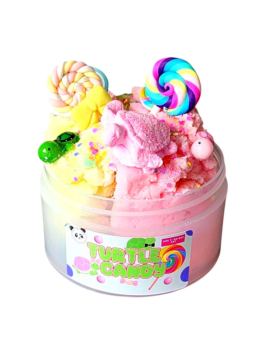 Turtle Candy Cloud Slime, Sea Life Slime, Slimes, Kawaii Gifts, Slime ...