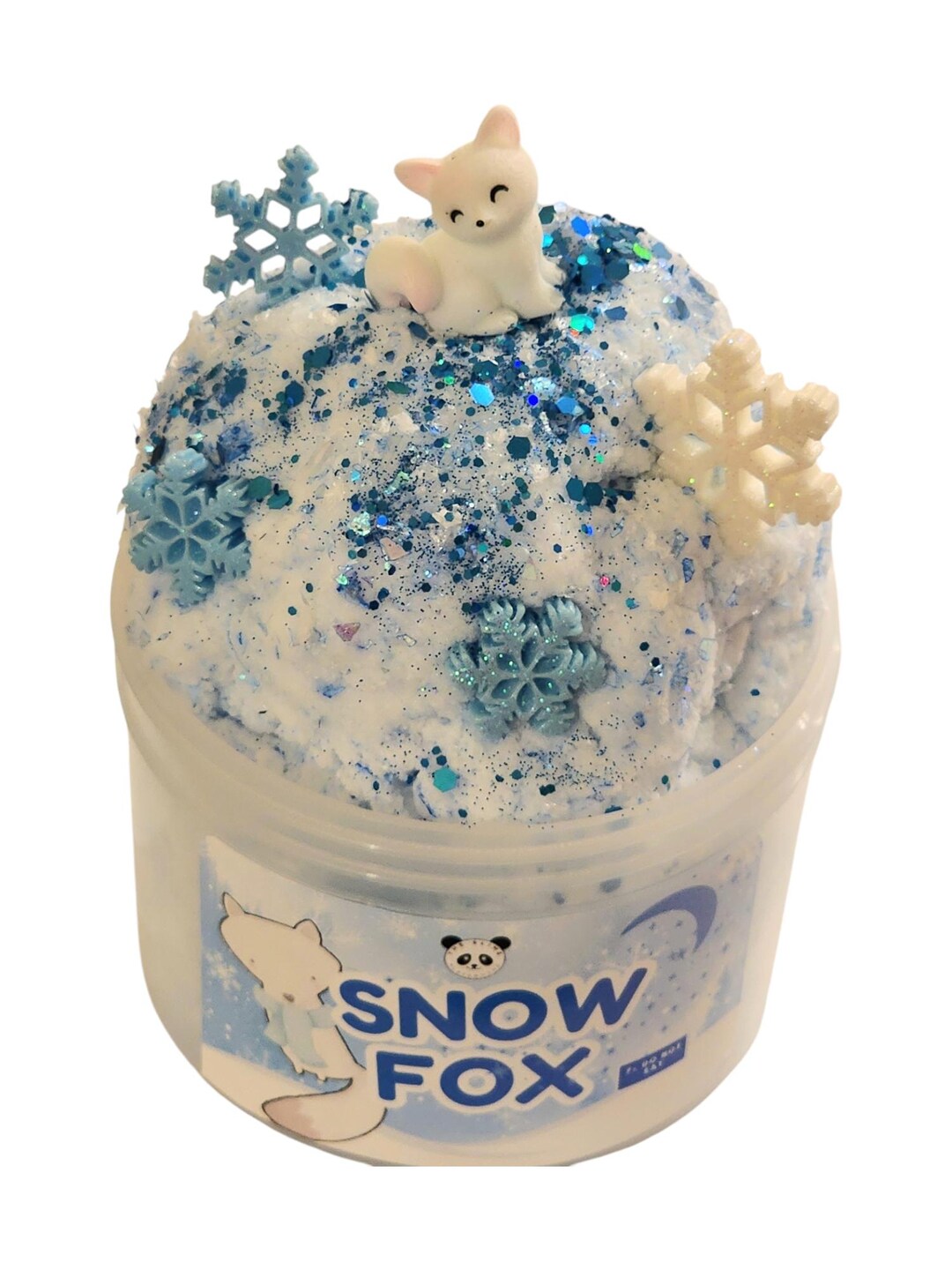 Snow Fox Slime, Slimes, Kawaii Gifts, Slime Shop, Diy Clay Slime Kit ...