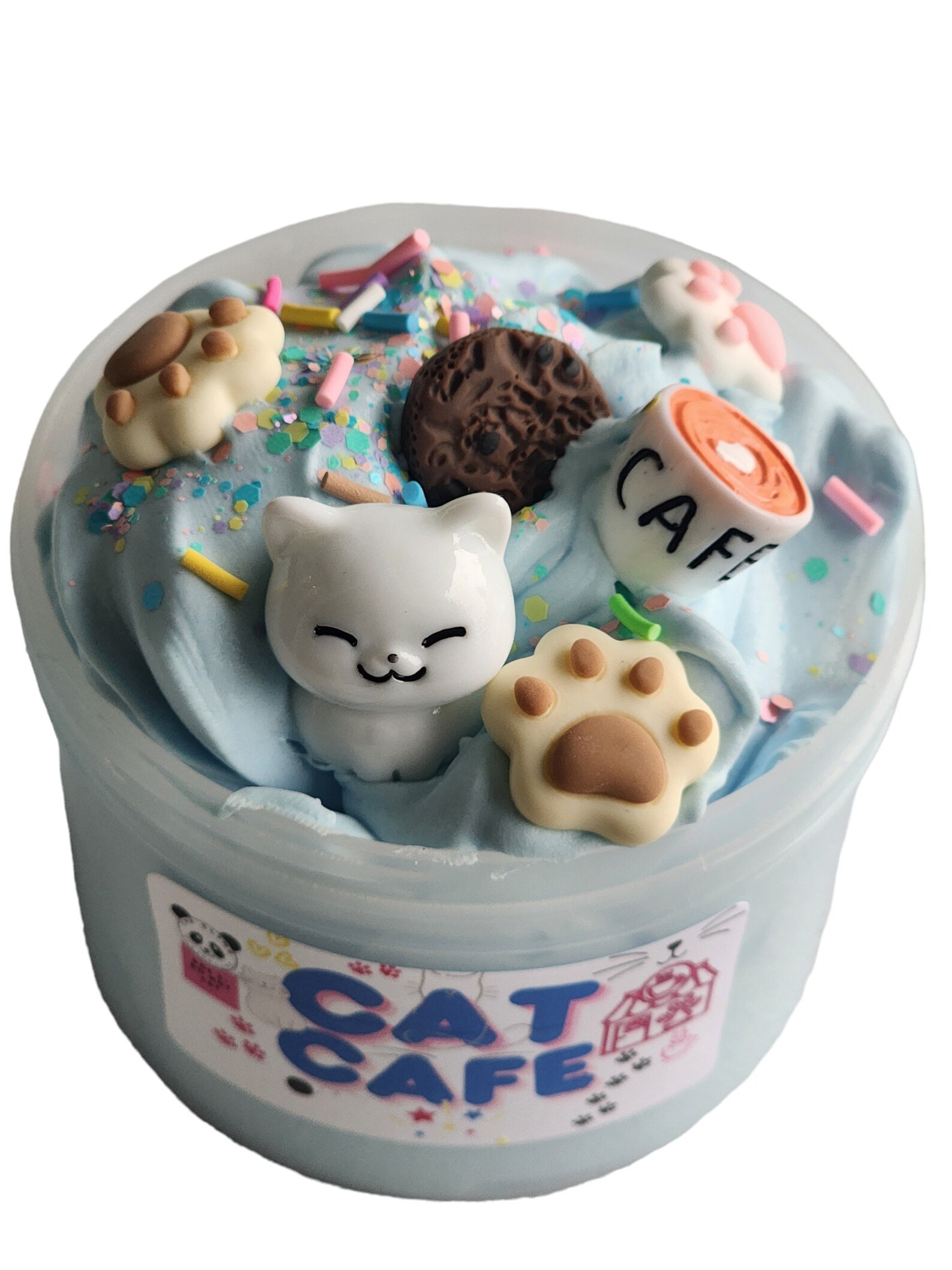 Cat Cafe Slime, Anime Slime, Cute Slime Gifts, Gifts, Slime Shop, Diy ...