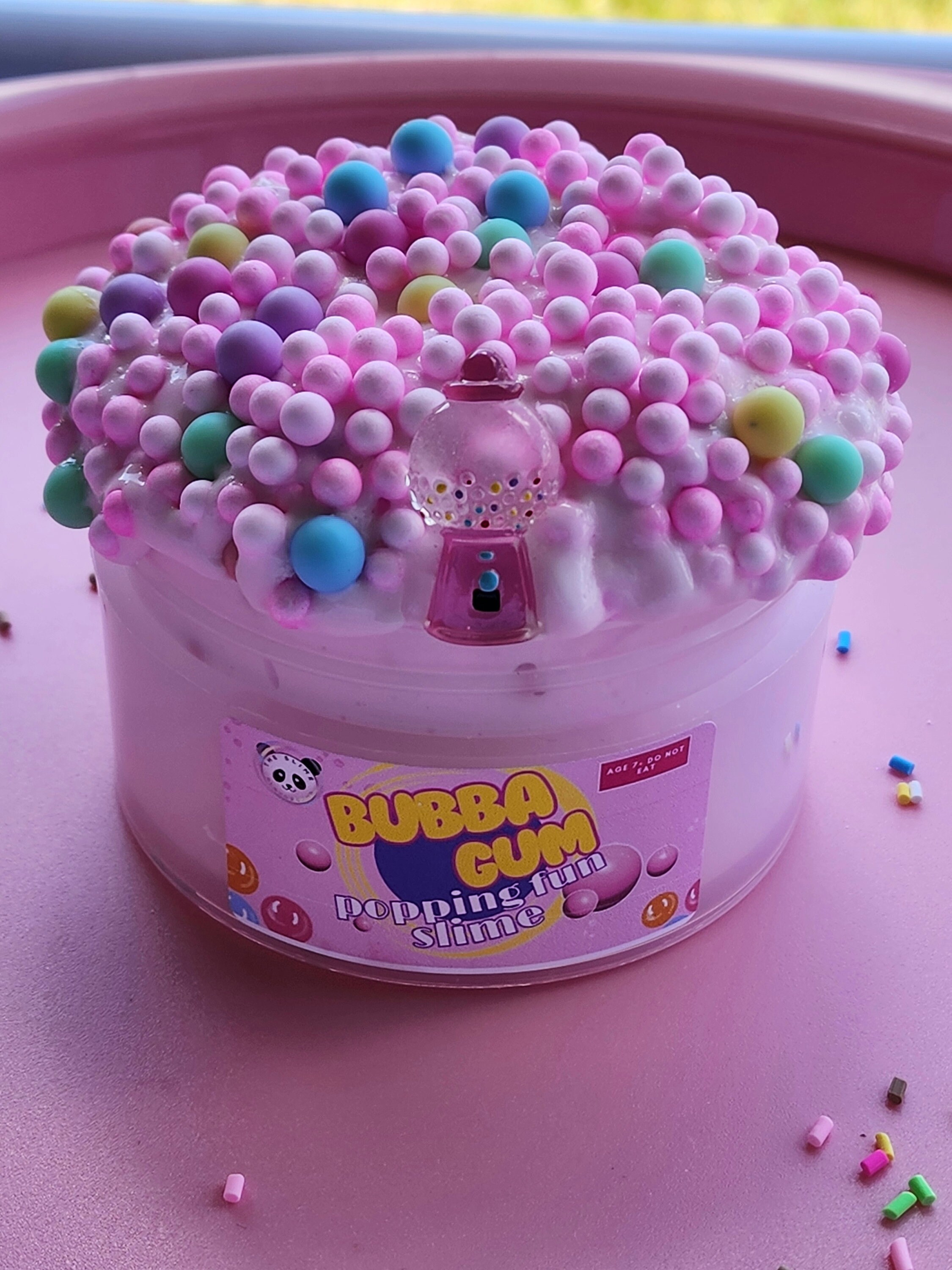 Bubba Gum Bubblegum Slime, ASMR Slime, Slime Shop, Birthday Slime ...