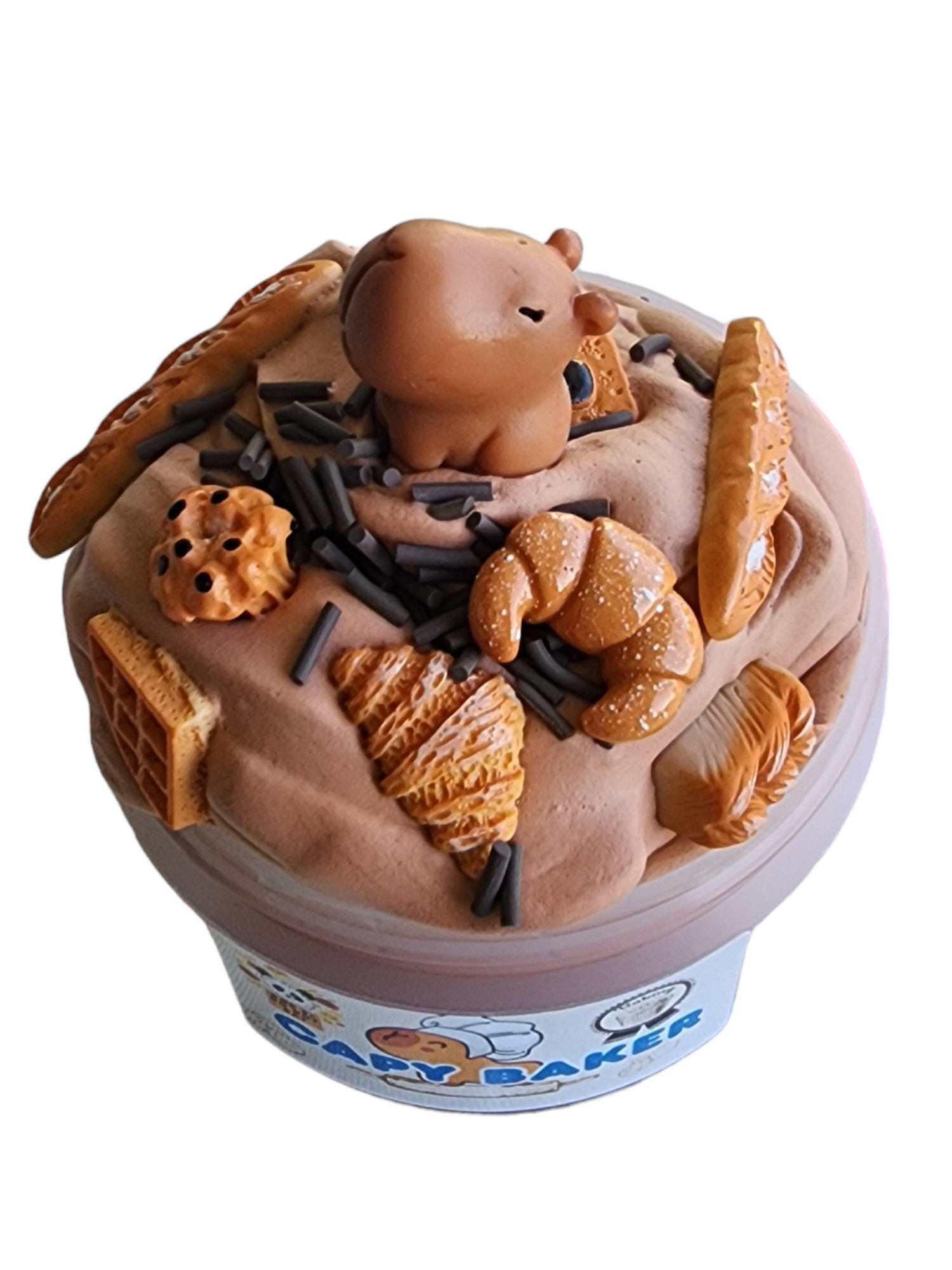 Capybara Baker Slime, Anime Slime, Cute Slime Gifts, Gifts, Slime Shop ...