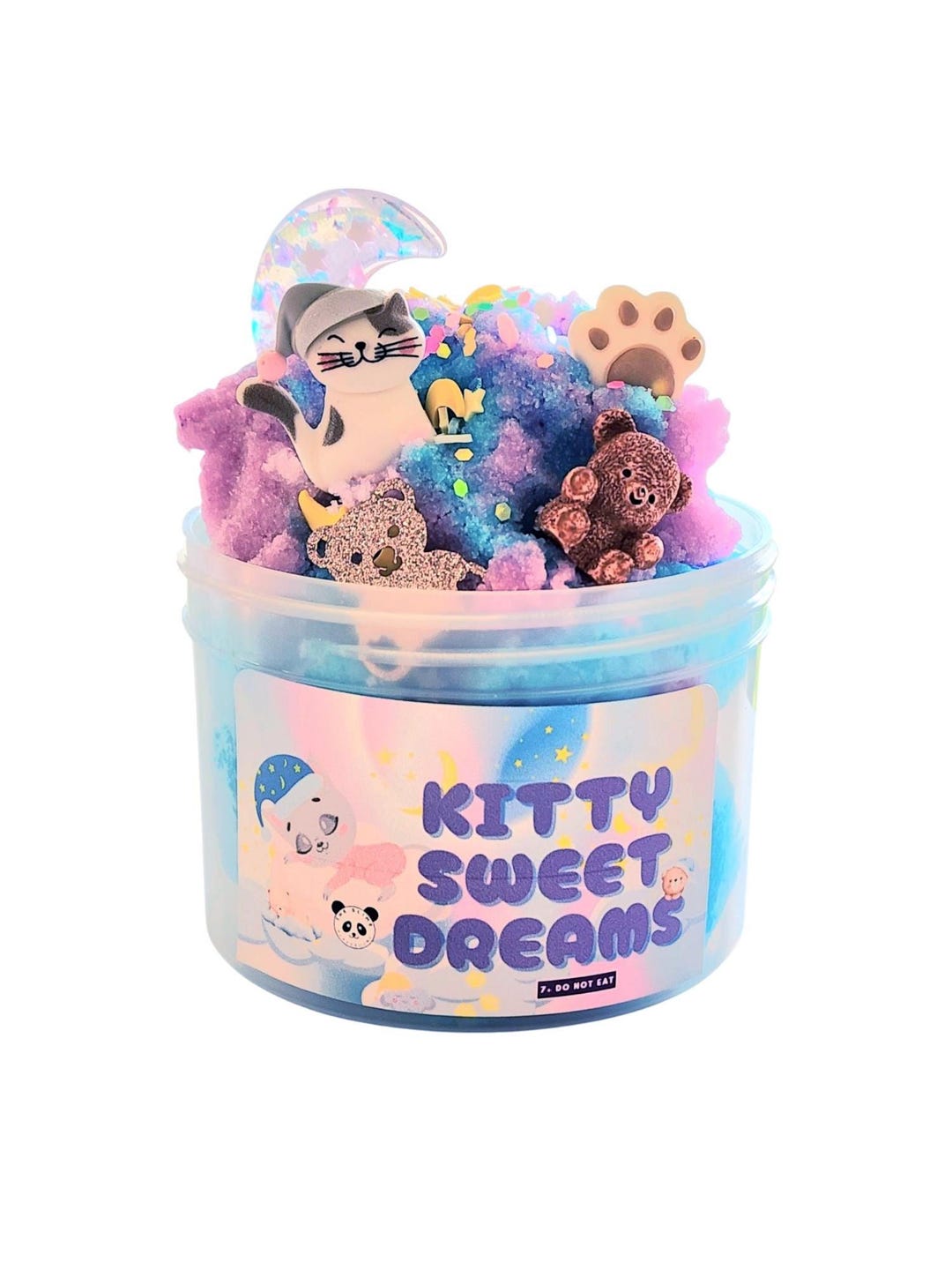 Kitty Sweet Dreams Cloud Slime, Moon Slime, Slimes, Kawaii Gifts, Slime ...