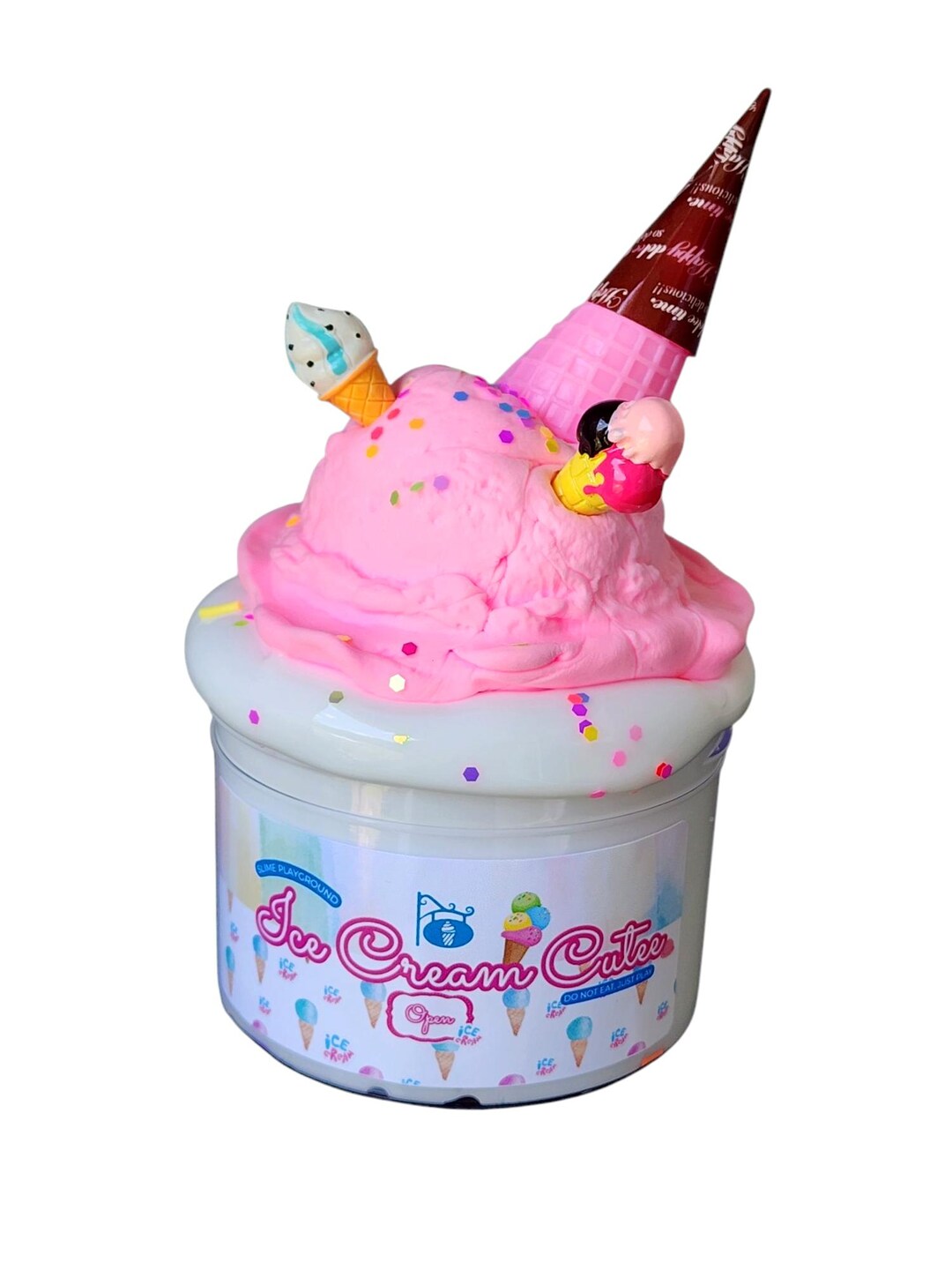 Ice Cream Cutee Butter Slime, ASMR Slime, Slime Shop, Birthday Slime, Slime Kit, Slimes, Slime ...