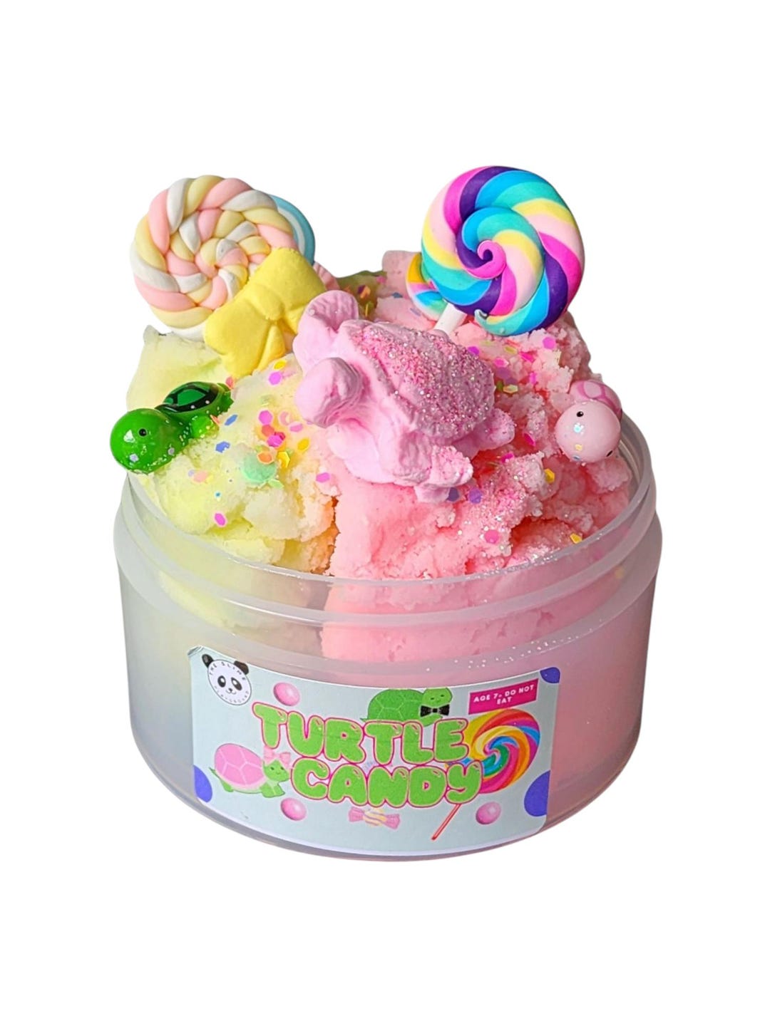 Turtle Candy Cloud Slime, Sea Life Slime, Slimes, Kawaii Gifts, Slime ...