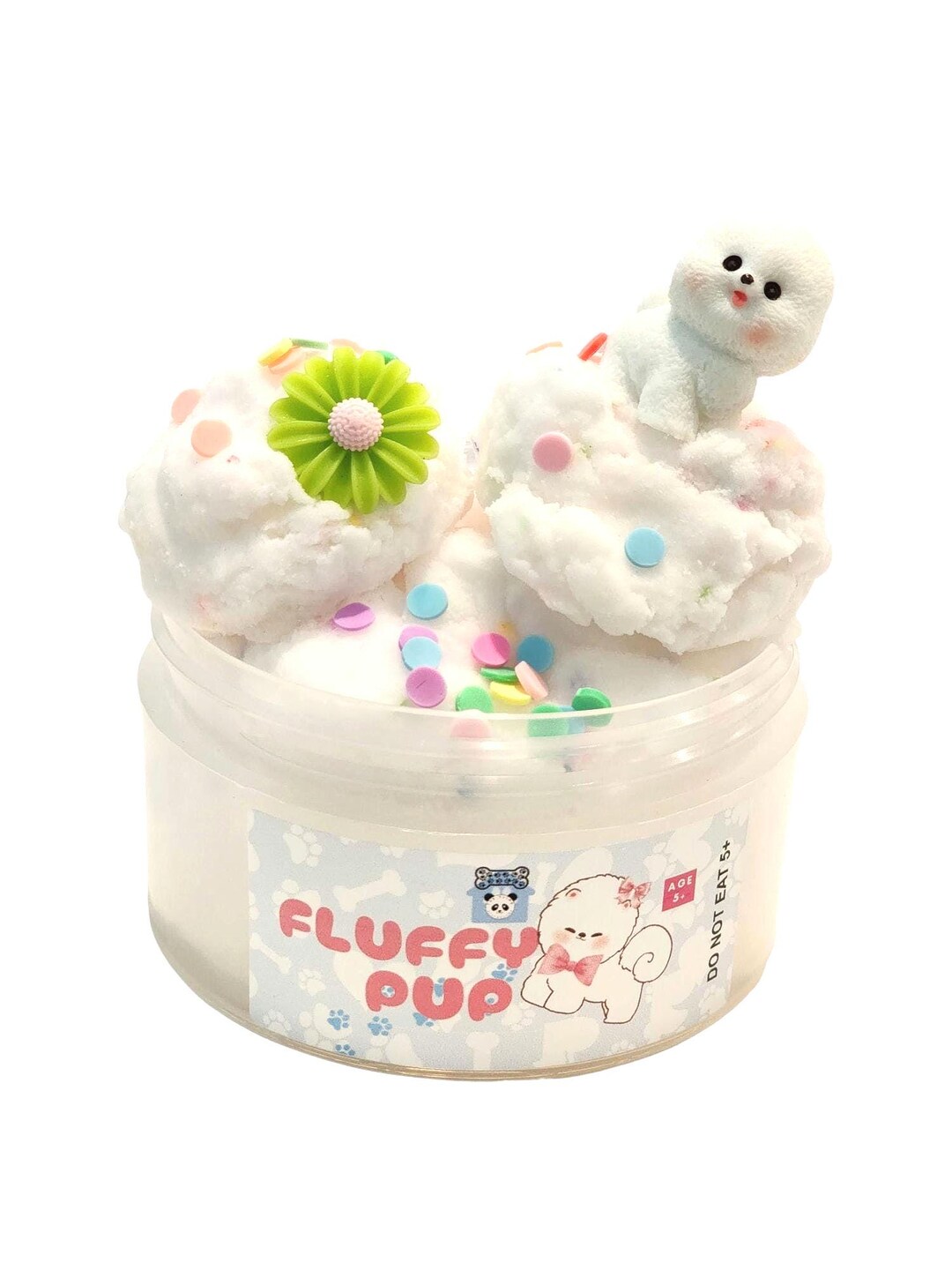Fluffy Pup Slime, Slime, Cute Slime Gift, Slime Shop, Slime Kit, Slimes ...