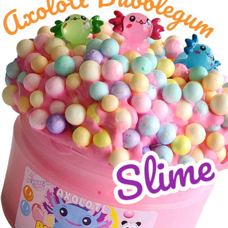 Axolotl Slime - Etsy
