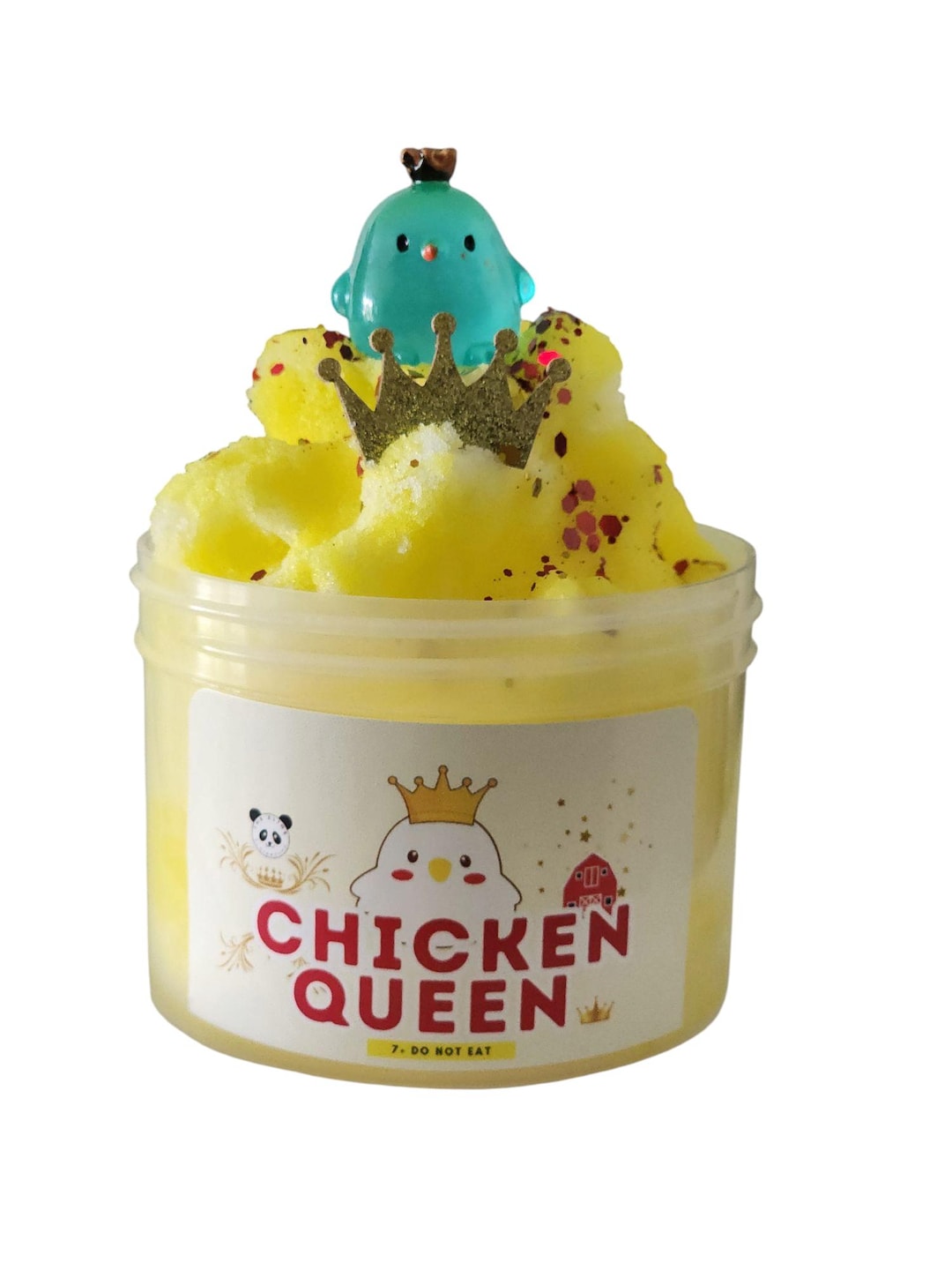 Chicken Queen Slime, Slime, Cute Slime Gift, Mouse Slime, Kawaii, Diy ...
