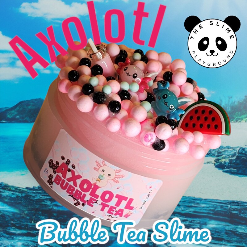 Axolotl Slime - Etsy